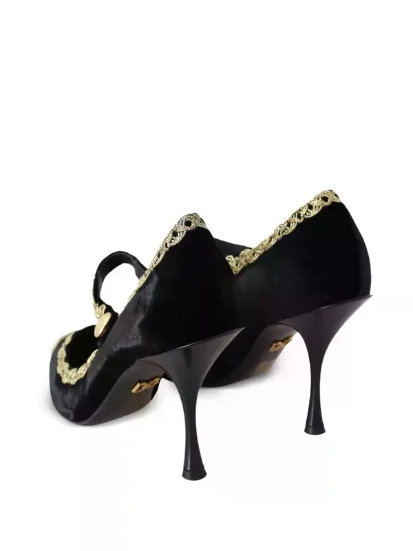 Dolce & Gabbana Velvet Heeled Pumps