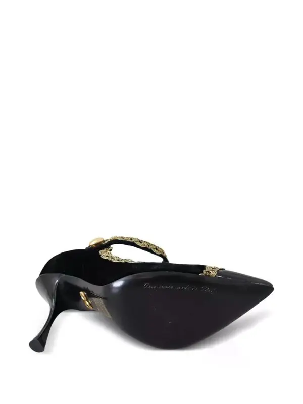 Dolce & Gabbana Velvet Heeled Pumps