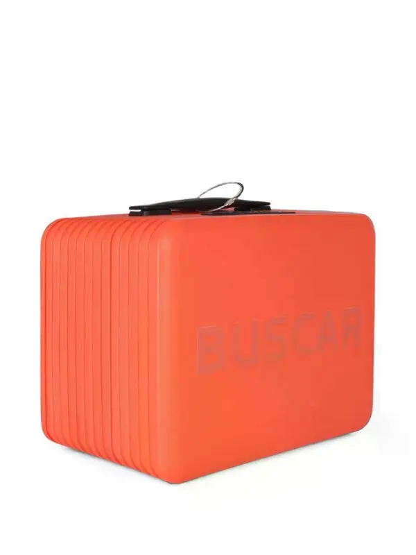 BUSCAR 1 Logo-print Ribbed Suitcase