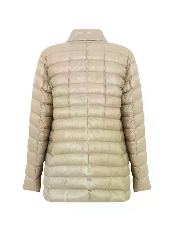 Herno Quilted Button-up Jacket - Neutrals