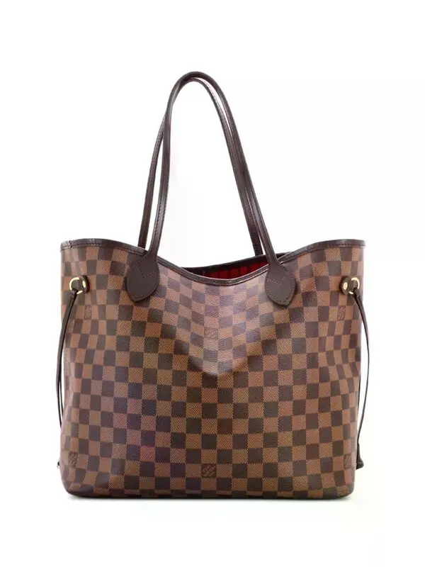 LOUIS VUITTON Neverfull Nm Damier Mm Tote Bag - Brown