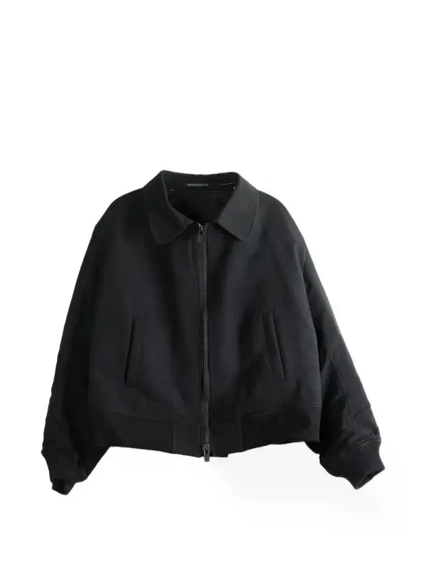 Yohji Yamamoto Zip-up Collared Jacket