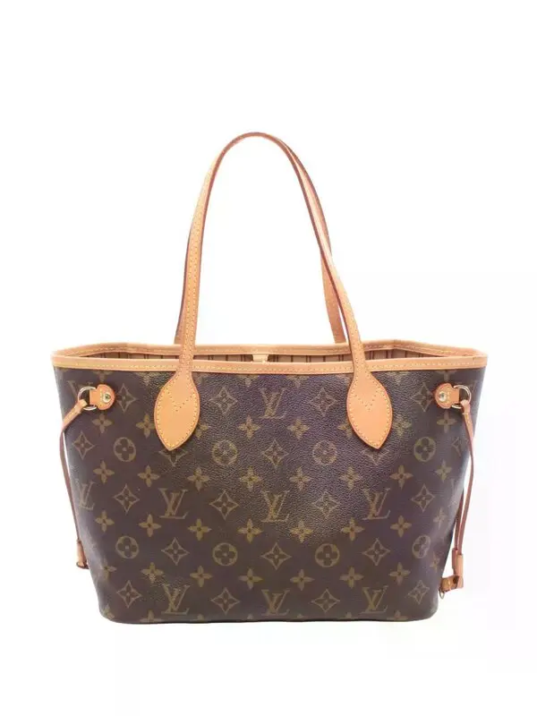 LOUIS VUITTON 2007 Monogram Neverfull Pm Tote Bag - Brown