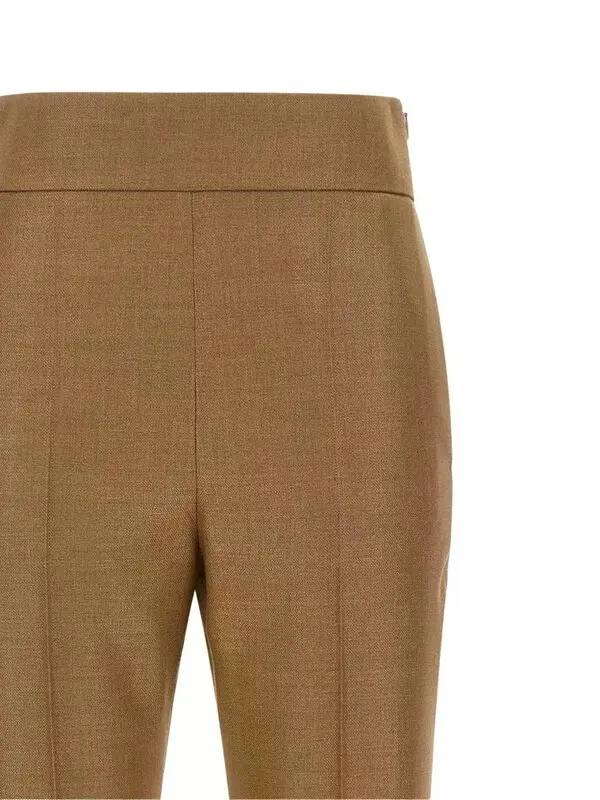 Valentino Garavani Textured High-waisted Trousers