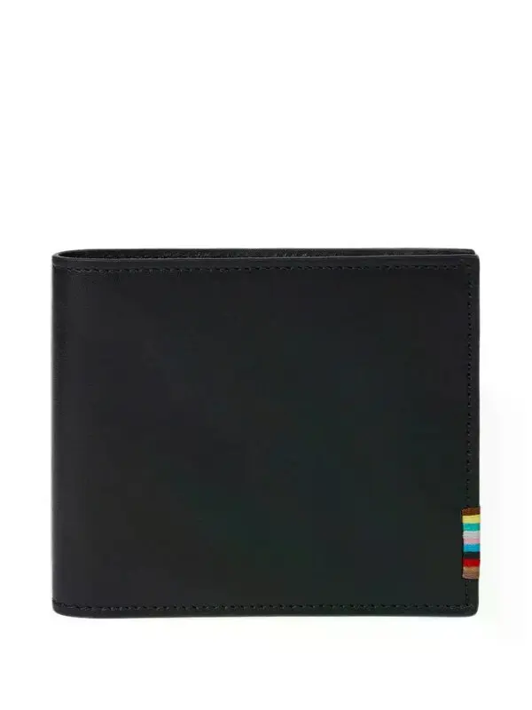 Paul Smith Leather 'signature Stripe' Stitch Billfold Wallet