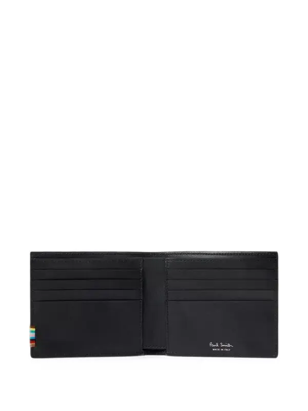 Paul Smith Leather 'signature Stripe' Stitch Billfold Wallet