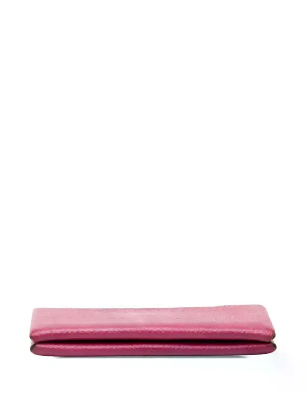 Hermès 2017 Epsom Calvi Card Holder - Pink