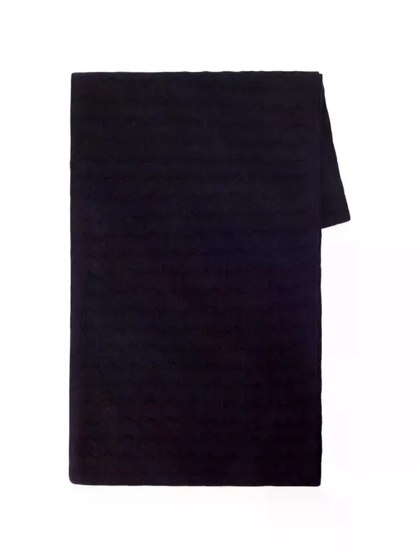 Officine Générale Wavy-knit Scarf