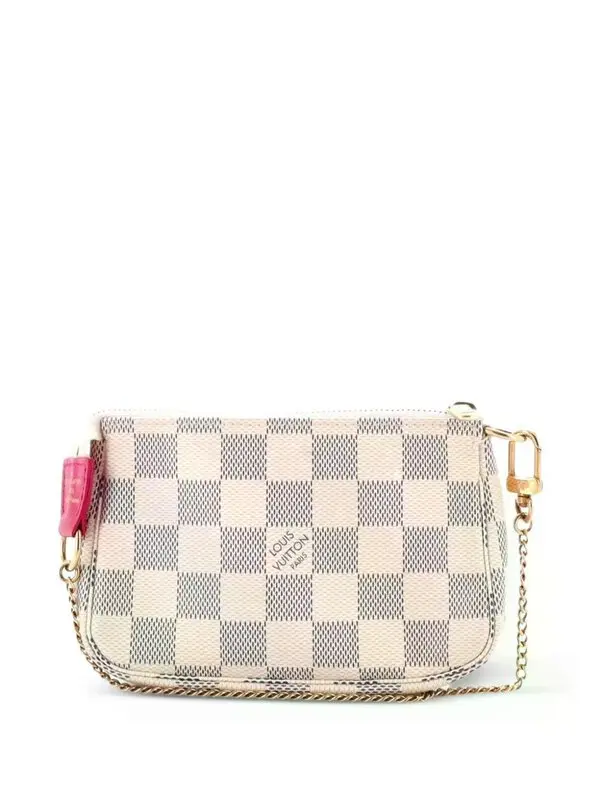 LOUIS VUITTON Pochette Accessoires Limited Edition Damier Mini Clutch Bag