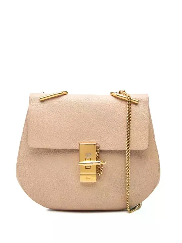 Chloé 2016 Small Leather Drew Crossbody Bag - Pink