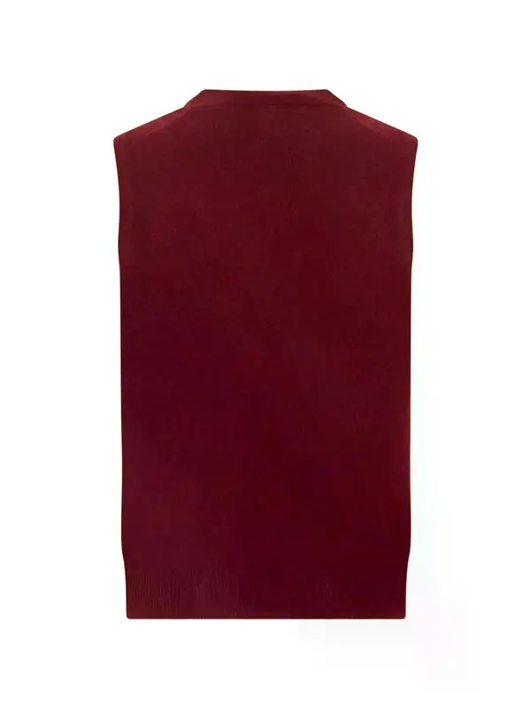 Fedeli Sleeveless V-neck Cardigan