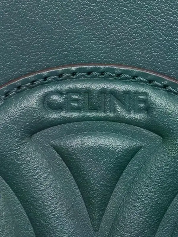 Celine 2015-2026 Small Calfskin Cuir Triomphe Bucket Bag