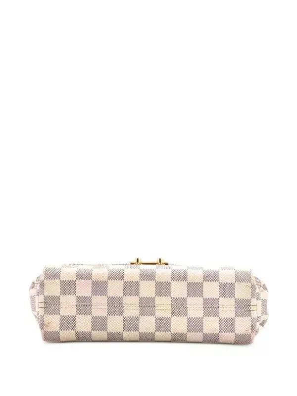 LOUIS VUITTON Croisette Handbag Damier Crossbody Bag - White