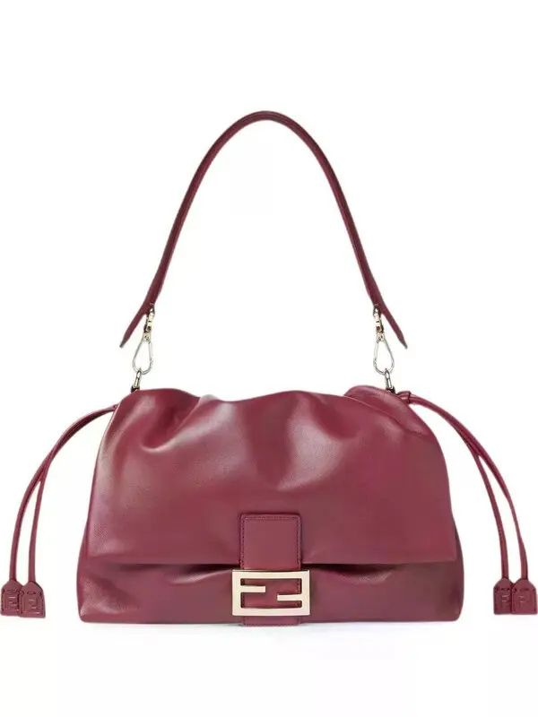 Fendi Baguette Leather Shoulder Bag