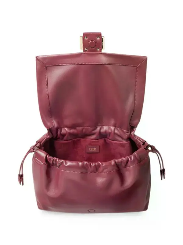 Fendi Baguette Leather Shoulder Bag