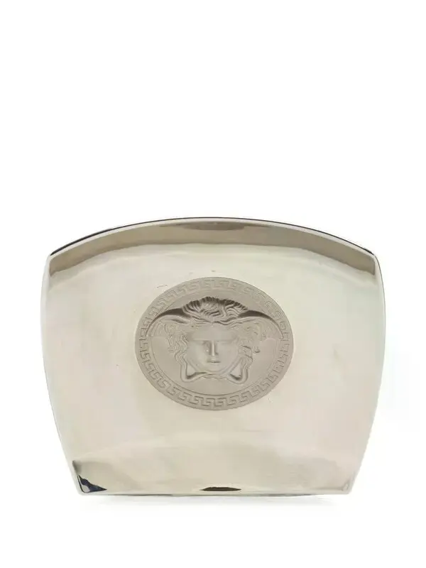 Versace Medusa Greek Key Dish - Silver