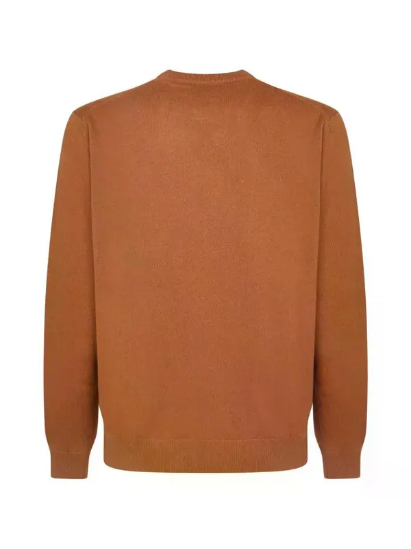 DELL'OGLIO Crew-neck Fine-knit Sweater