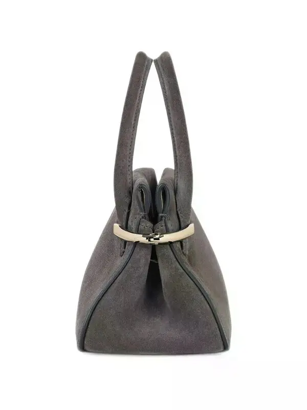Givenchy Mini Pinch Bag In Suede Leather - Grey