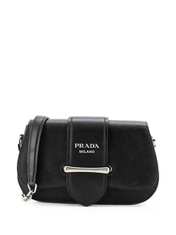 Prada Sidonie City Calf With Saffiano Mini Shoulder Bag