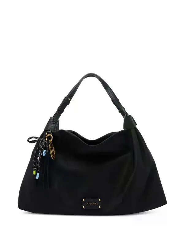 LA CARRIE Dark Wave Tote Bag - Black