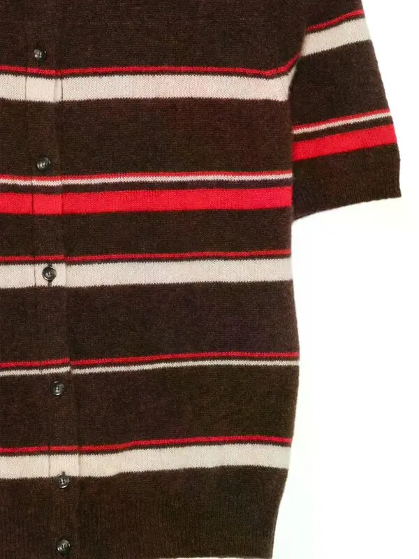 ROBERTO COLLINA Striped Short-sleeved Shirt