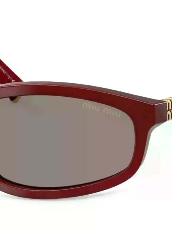 Miu Miu Regard Oval-frame Sunglasses