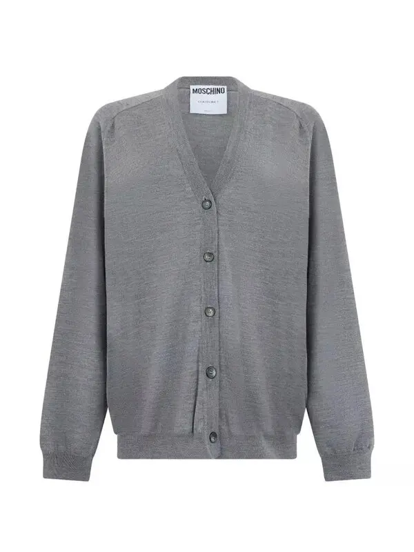 Moschino V-neck Button-up Cardigan
