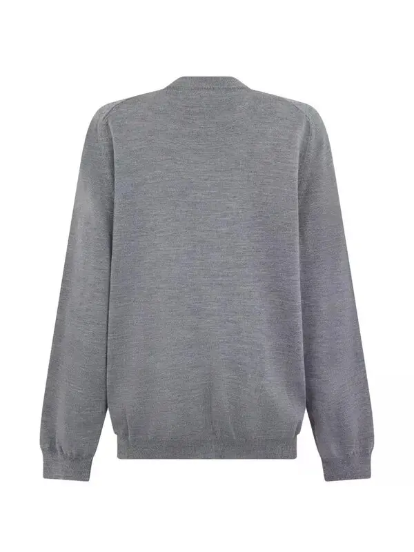 Moschino V-neck Button-up Cardigan