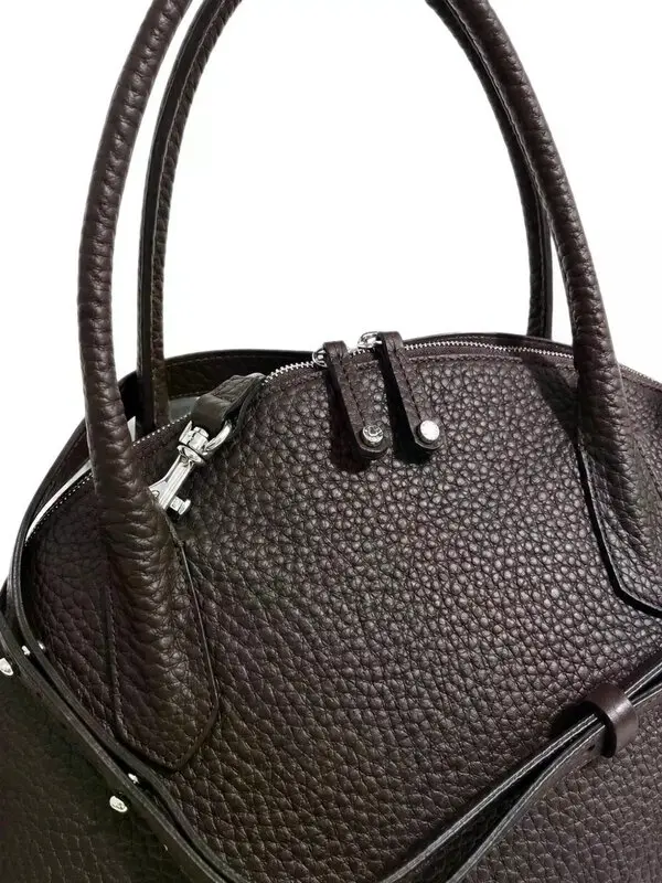 IACUCCI Grained Leather Tote Bag