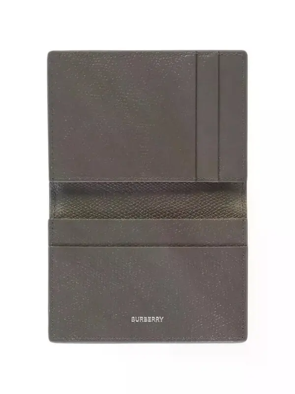 Burberry Flint Logo-embossed Leather Card Holder