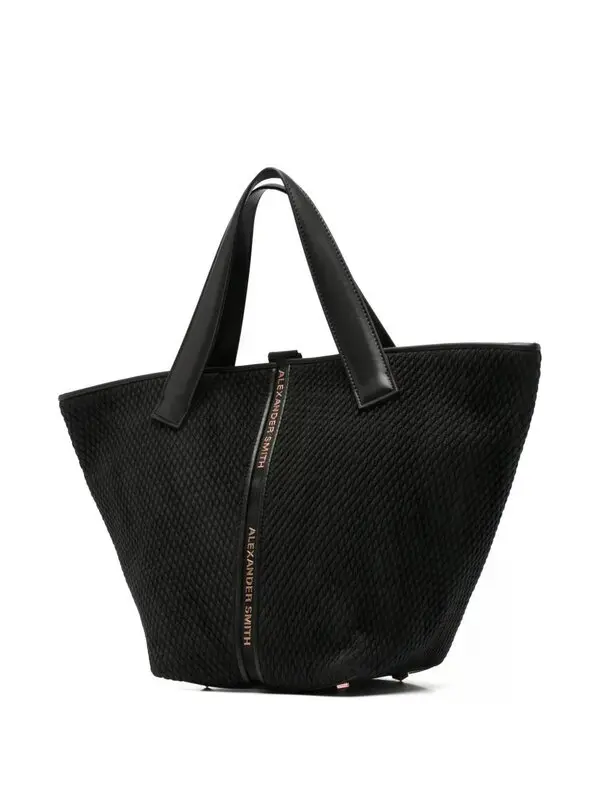 ALEXANDER SMITH Medium Lauren Logo-embellishment Tote Bag