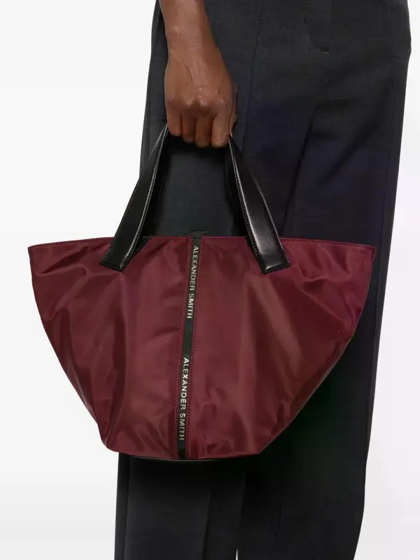 ALEXANDER SMITH Medium Lauren Tote Bag - Red
