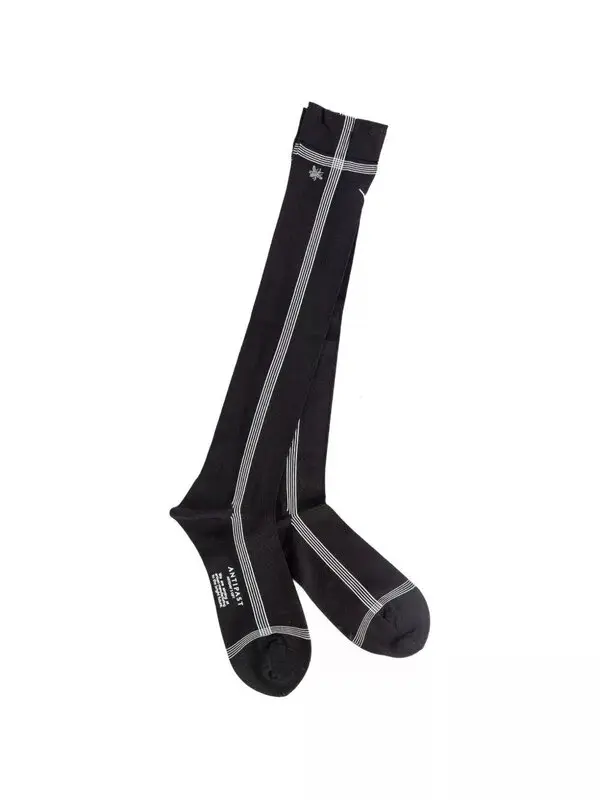ANTIPAST Striped-knit Knee-high Socks