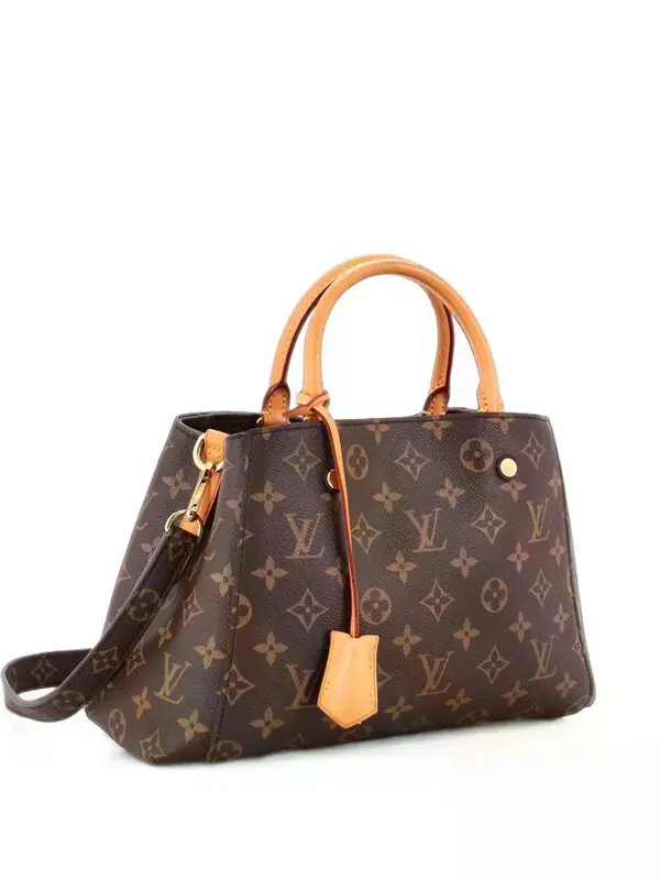 LOUIS VUITTON Montaigne Handbag Monogram Canvas Bb Satchel