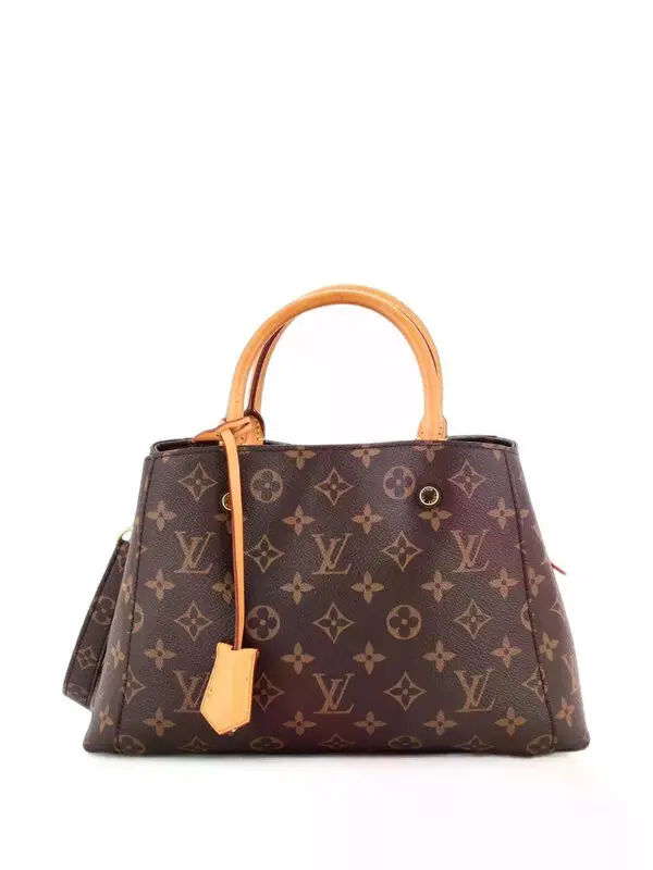 LOUIS VUITTON Montaigne Handbag Monogram Canvas Bb Satchel