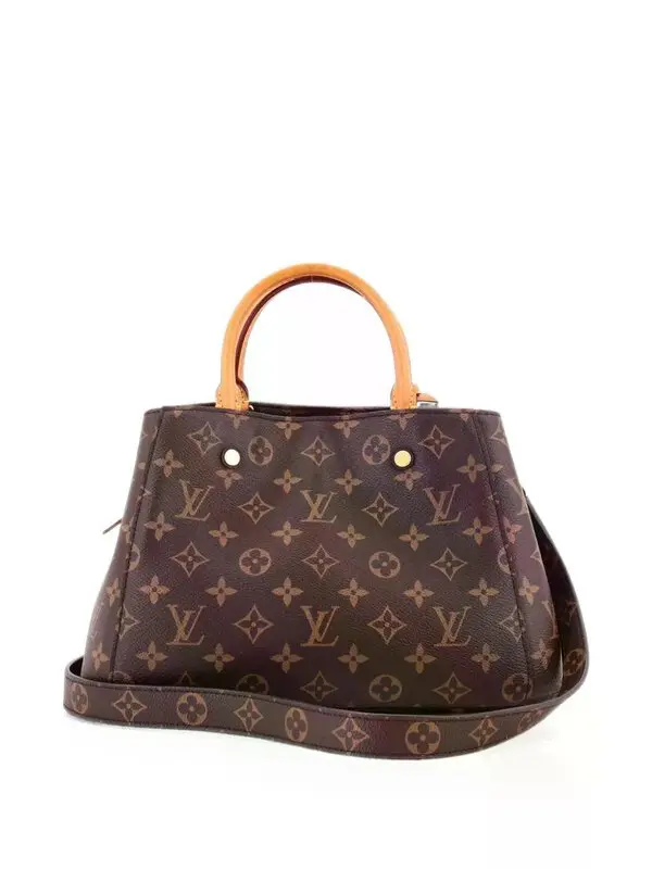 LOUIS VUITTON Montaigne Handbag Monogram Canvas Bb Satchel