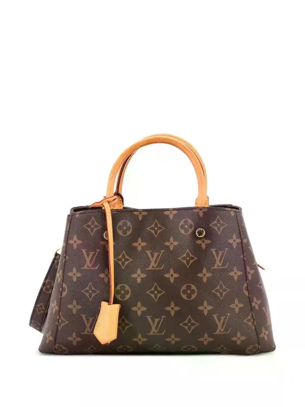 LOUIS VUITTON Montaigne Handbag Monogram Canvas Bb Satchel