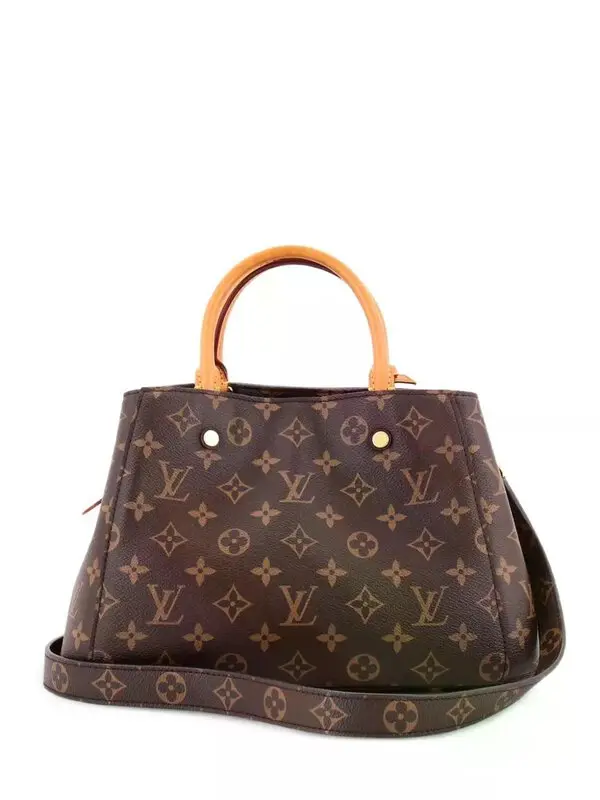 LOUIS VUITTON Montaigne Handbag Monogram Canvas Bb Satchel