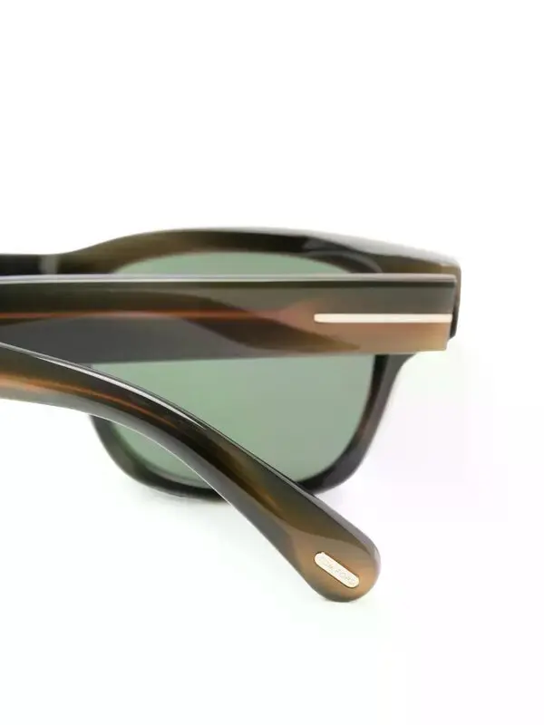 TOM FORD T-logo Rectangle-frame Sunglasses