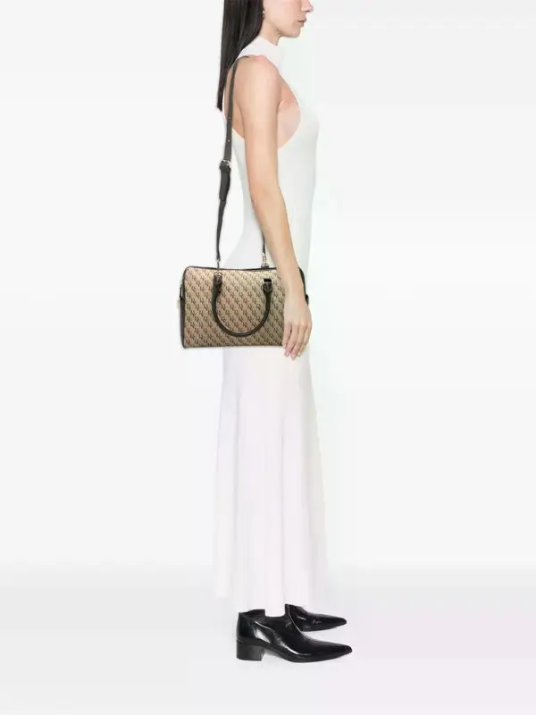 Bottega Veneta 20th Century Bv Monogram Canvas Satchel