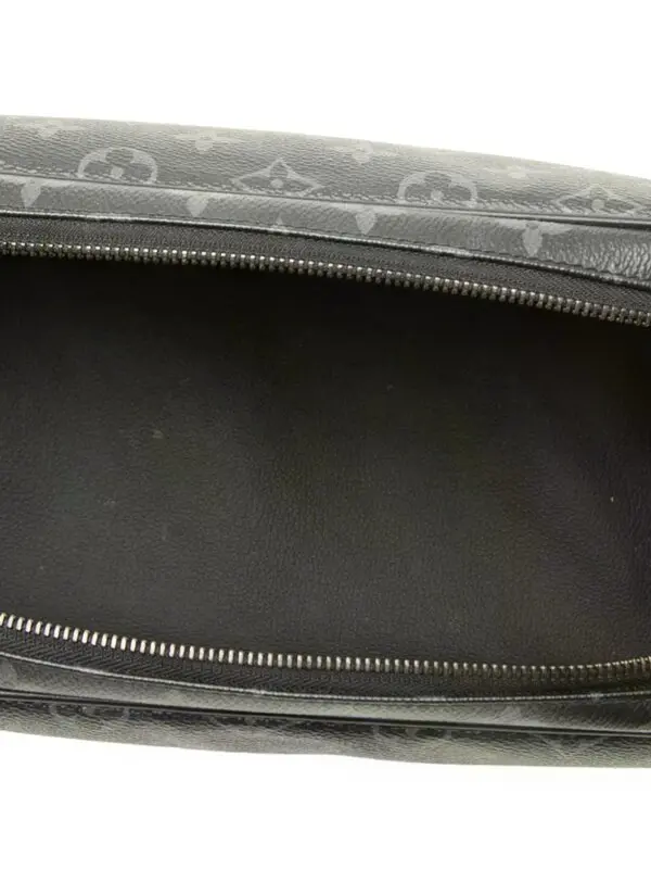 LOUIS VUITTON 2010-2026 Monogram Eclipse Dopp Kit Clutch Bag - Black