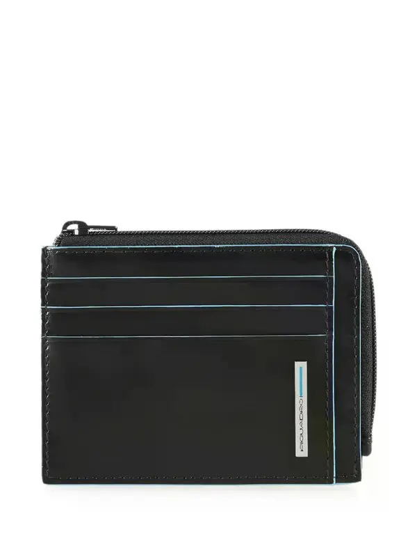 PIQUADRO Logo-plaque Zip-around Cardholder