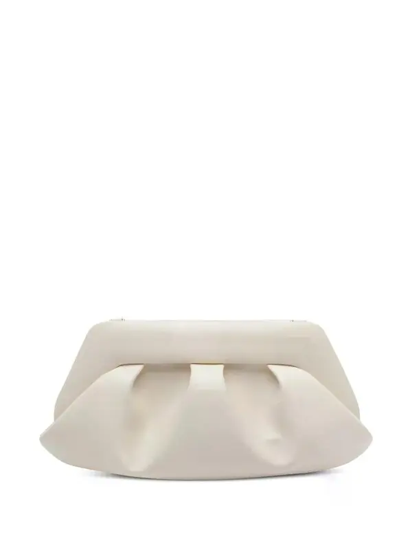 THEMOIRE Bios Pleated Shoulder Bag - White