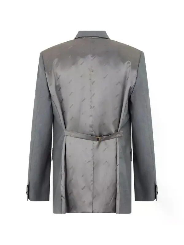 Moschino Logo-pin Single-breasted Blazer