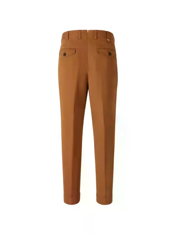PT TORINO Pleated Turn-up Tailored Trousers