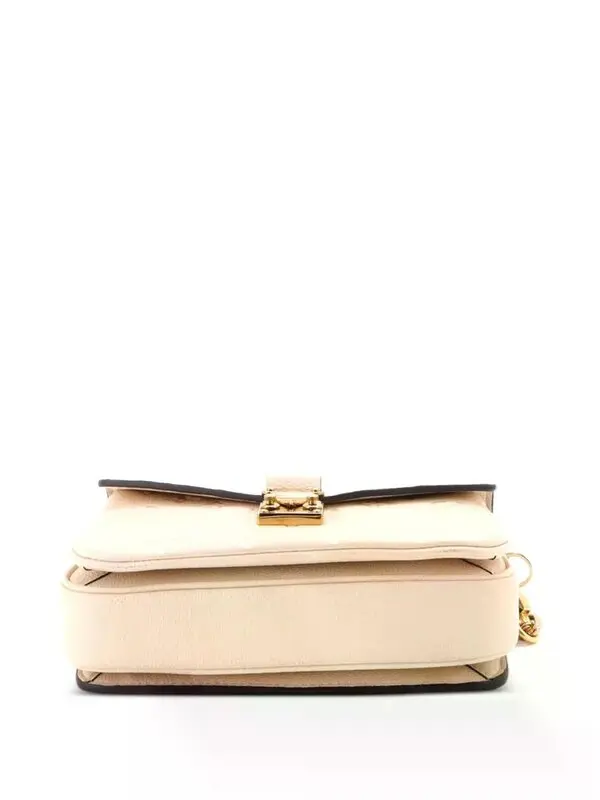 LOUIS VUITTON Pochette Metis Monogram Empreinte Leather East West Crossbody Bag - Neutrals