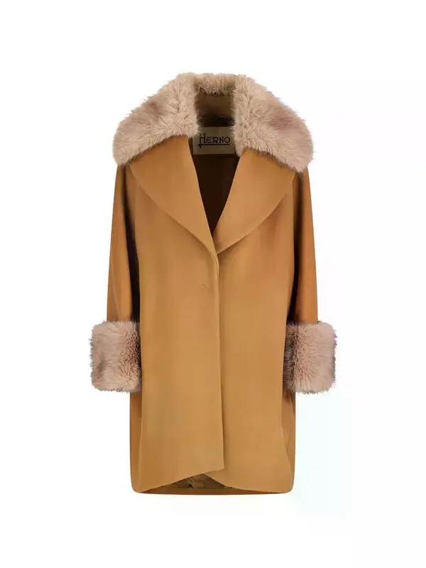 Herno Faux Fur-trim Coat