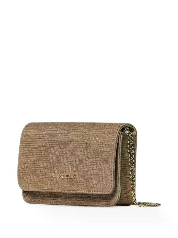 MARC ELLIS Logo-plaque Shoulder Bag - Neutrals