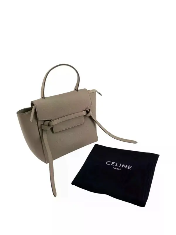 Celine 2014 Nano Grained Calfskin Belt Bag Satchel