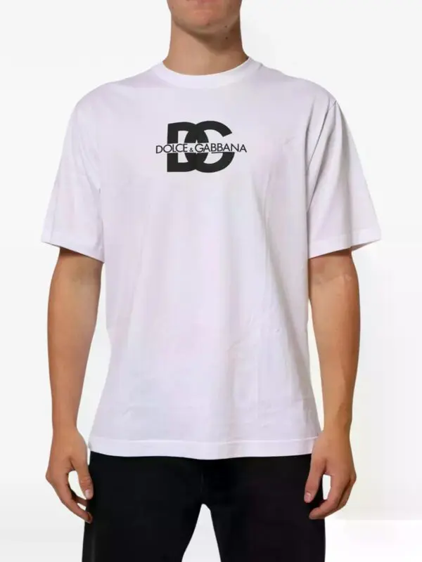 Dolce & Gabbana Logo-print Cotton T-shirt - White